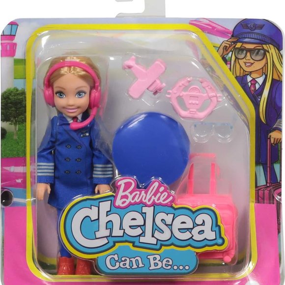 Barbie | Toys | Barbie Chelsea Can Be Playset With Blonde Chelsea Pilot ...